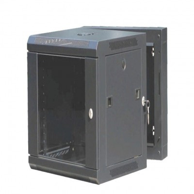 12U Networking Rack with Removable Panels & Swing Frame