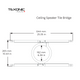 Tile Bridge for Secure Ceiling Tile Installations
