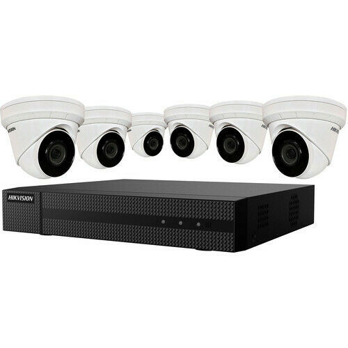 6 Channel NVR with 4 megapixel IP camera packages include 1TB storage