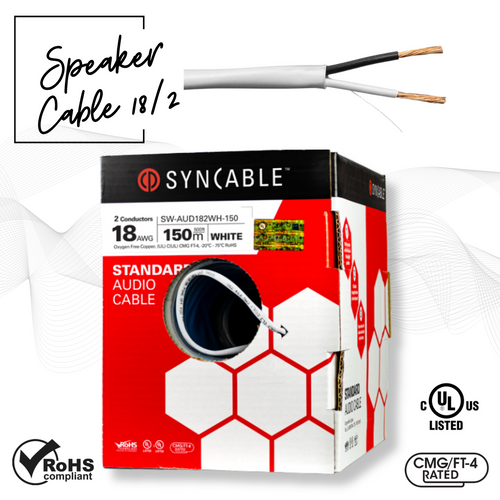 18awg-2c In-Wall Speaker Wire