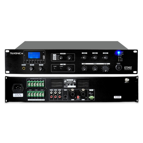 240W 3-Zone Commercial Amplifier for Enhanced Audio