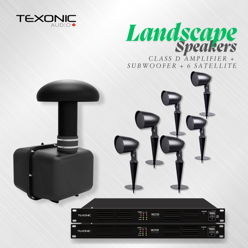 Complete Outdoor Speaker System – Weatherproof Audio