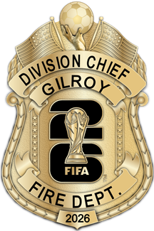 Gilroy Fire Department - The Iconic - 4 Panel Gold