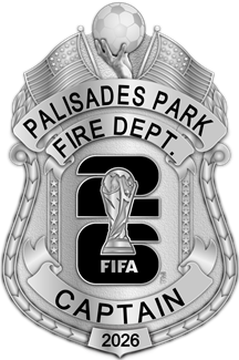 Palisades Park Fire Department - The Iconic - 4 Panel Silver