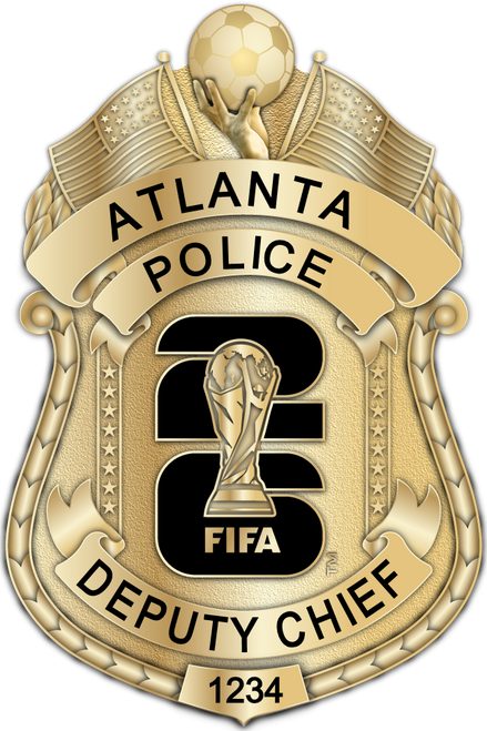 Atlanta Police - The Iconic - 4 Panel Gold