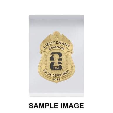 Acrylic Badge Embedment - Badge Sold Separately