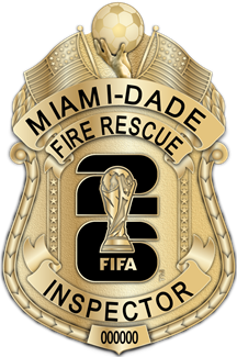 Miami Dade Fire Rescue - The Iconic - 4 Panel Gold