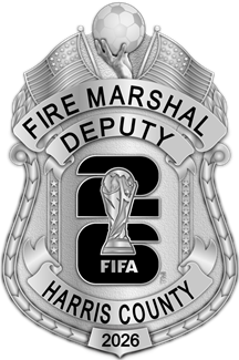 Harris County Fire Marshal - The Iconic - 4 Panel Silver