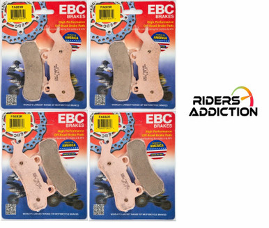 EBC R Series Front + Rear (4 Sets) Brake Pads for CAN AM Maverick All ...