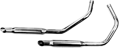 Paughco 719M Staggered Duals 38" Slash Cut Full Exhaust 57-85 XL ...