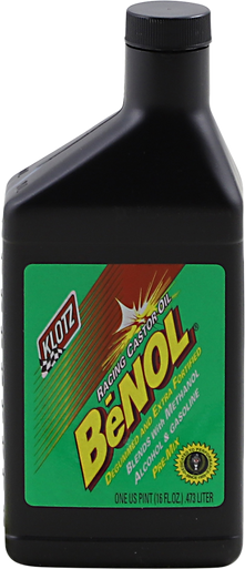 Klotz Oil BC-175 BeNOL Racing 2-Stroke Pre-Mix Castor Oil - 16 U.S fl ...