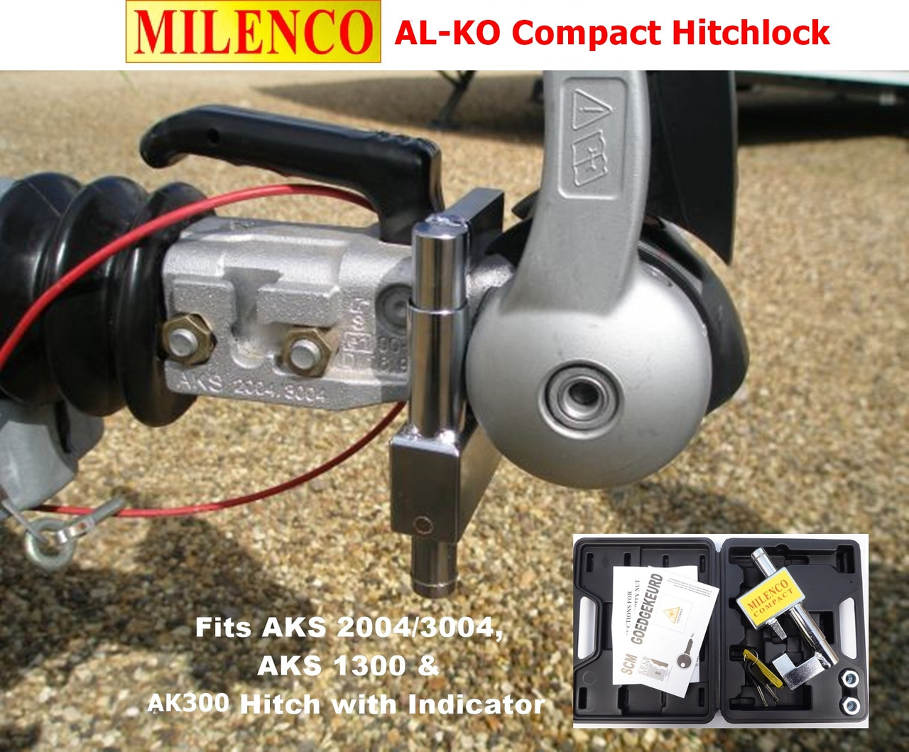 Milenco AL-KO Compact Hitchlock - Fits AL-KO AKS 2004/3004 & AK300 ...