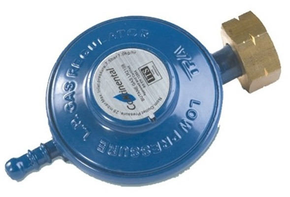 Continental Low Pressure Butane Gas Regulator - 8mm - OBI Camping & Leisure