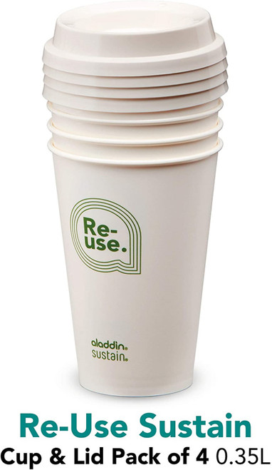 Aladdin Re-Use Sustain Cups - 4 Pack - OBI Camping & Leisure