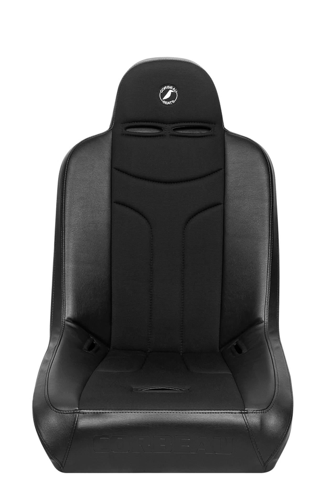 Corbeau | Baja JP Wide Seat | Black Vinyl/ Black Cloth