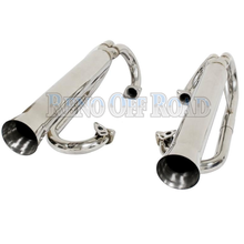 W Aircooled Exhaust | Dual Pipe | Racing System w/o Inserts | Stainless ...