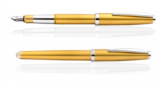 COLOUR - FOUNTAIN PEN - GOLD - STYLUS FINE PENS