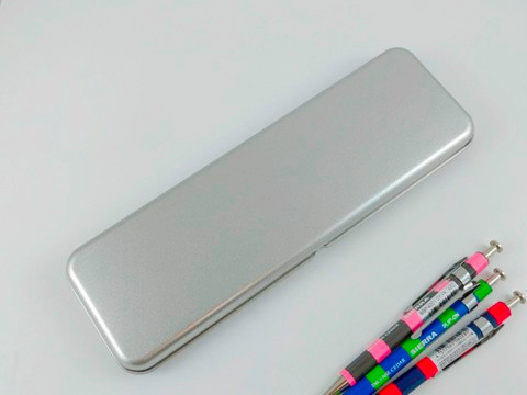 METAL PEN/PENCIL CASE - STYLUS FINE PENS