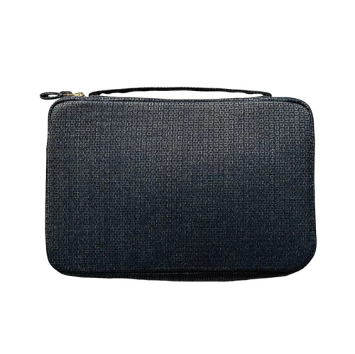 20 Pen Case - Black Gold Weave - STYLUS FINE PENS