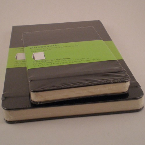 Moleskine Reporter Notebooks Plain