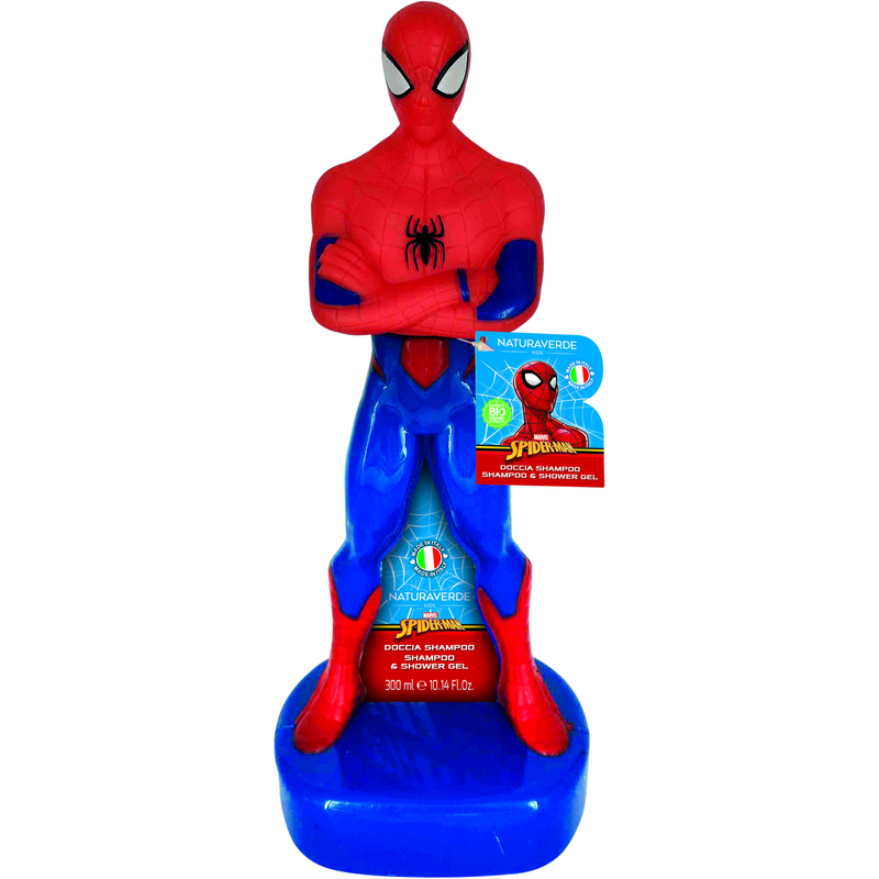 NATURAVERDE SPIDER MAN 3D DOCCIA SHAMPOO 300 ML - Meloni Store