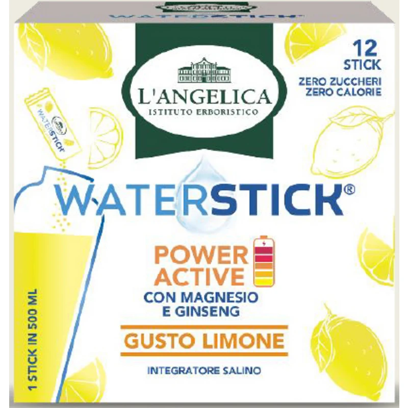 L'ANGELICA WATERSTICK POWER ACTIVE GUSTO LIMONE INTEGRATORE SALINO CON ...