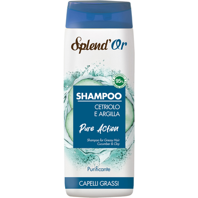 SPLENDOR SHAMPOO CETRIOLO e ARGILLA PURIFICANTE CAPELLI GRASSI 300 ML ...