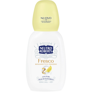 NEUTRO ROBERTS ECO DEODORANTE FRESCO BERGAMOTTO e ZENZERO SPRAY 75 ML ...