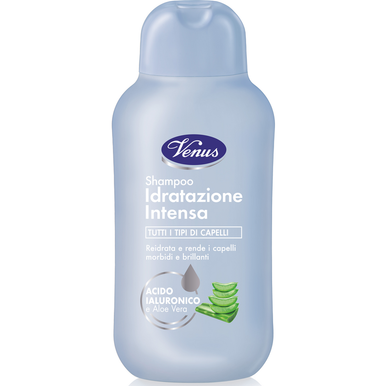 VENUS SHAMPOO IDRATAZIONE INTENSA ACIDO IALURONICO E ALOE VERA PER ...
