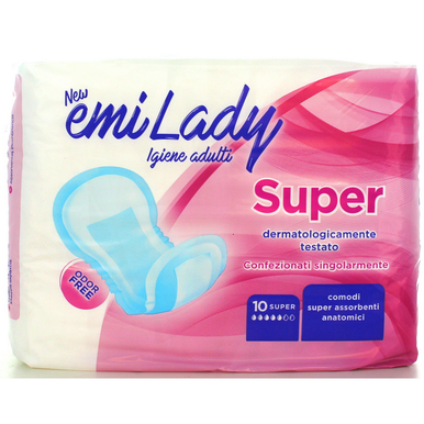 EMI ASSORBENTI LADY SUPER 10 PZ DISPOSITIVO MEDICO CE DI CLASSE 1 ...