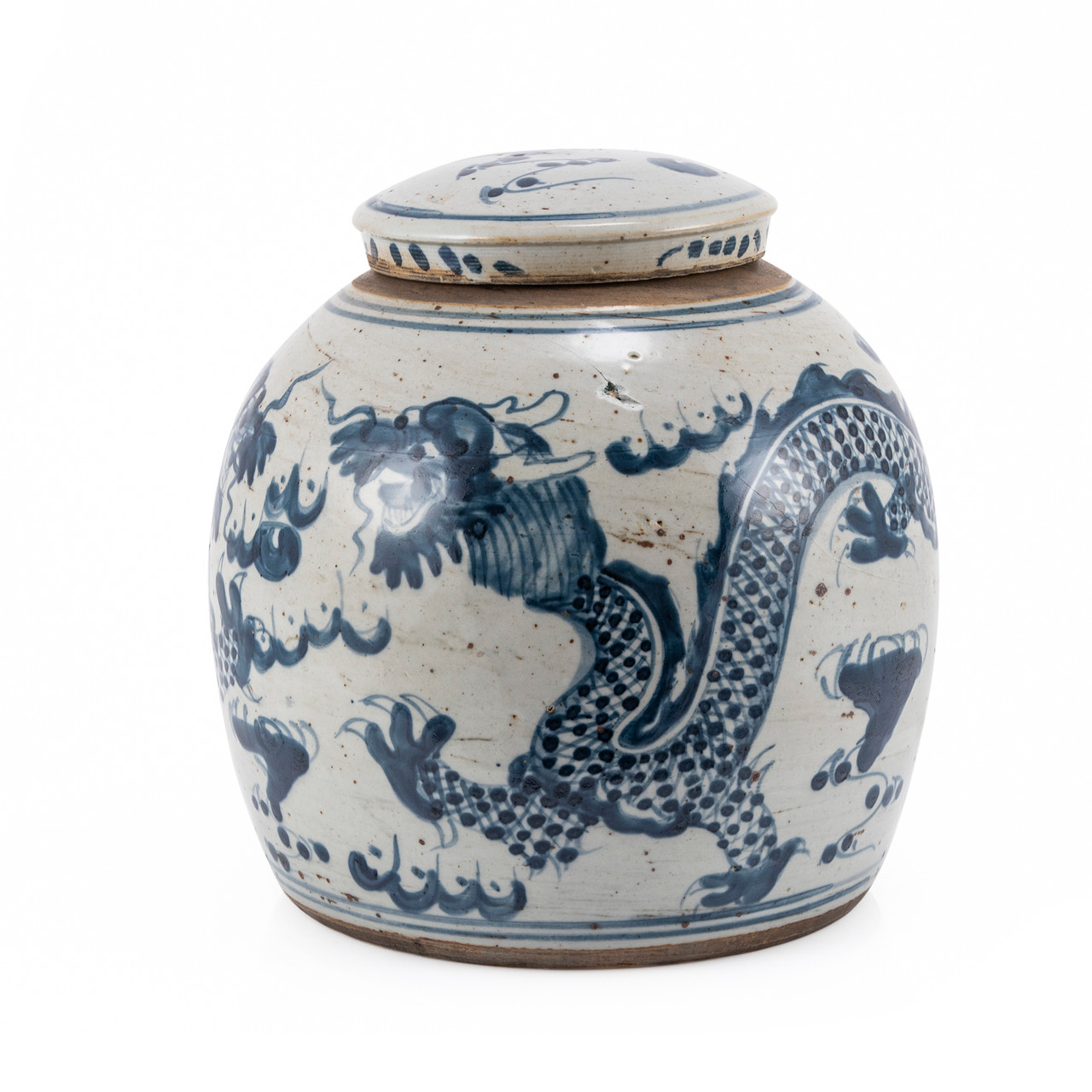 Vintage Ming Jar Dragon Motif - 2 Sizes - Legend Accents