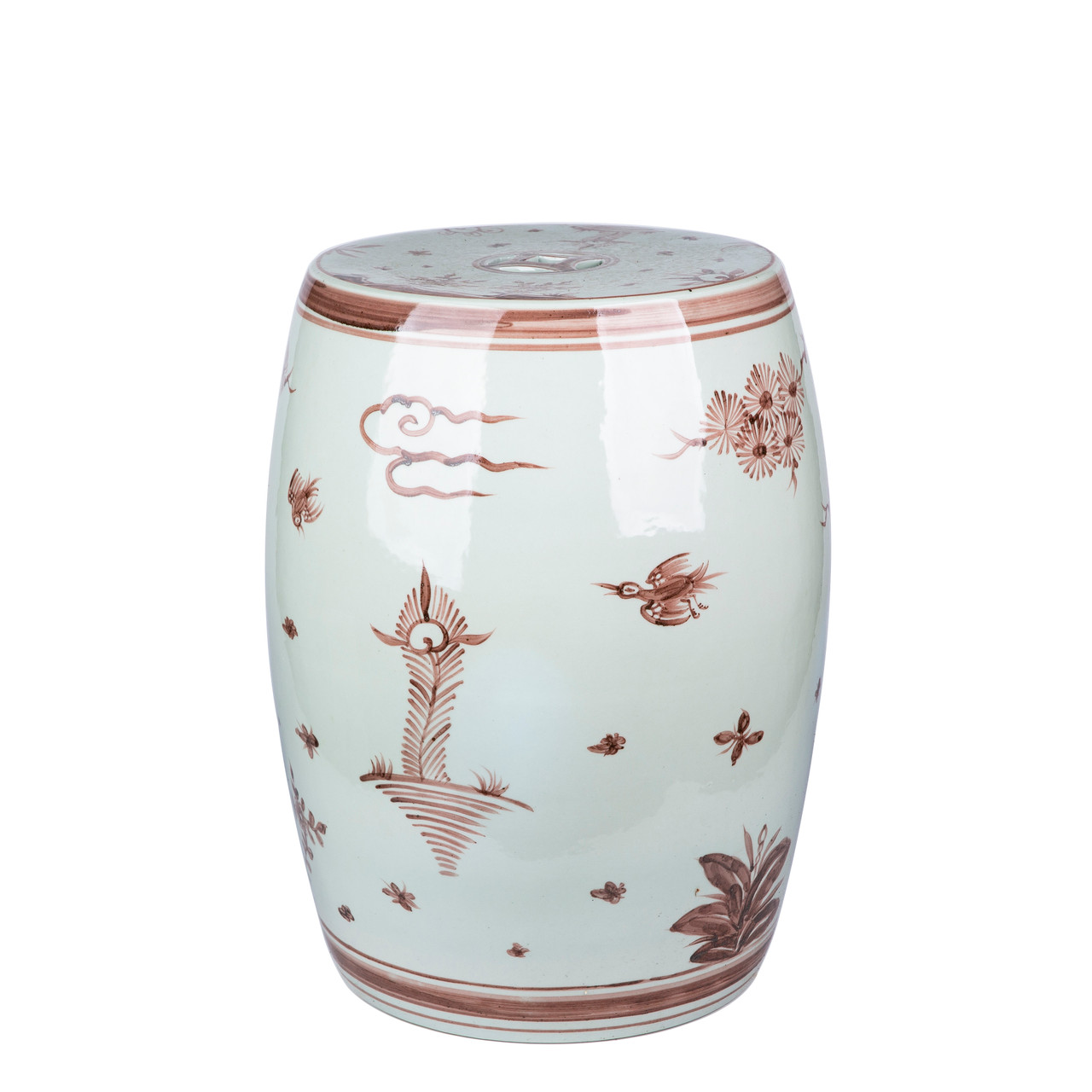 Moka Pine Bird Garden Stool - Legend Accents