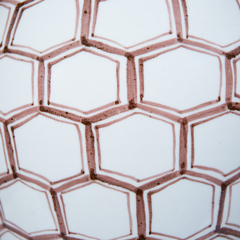 Cooper Red Honeycomb Temple Jar - 2 Sizes - Legend Accents