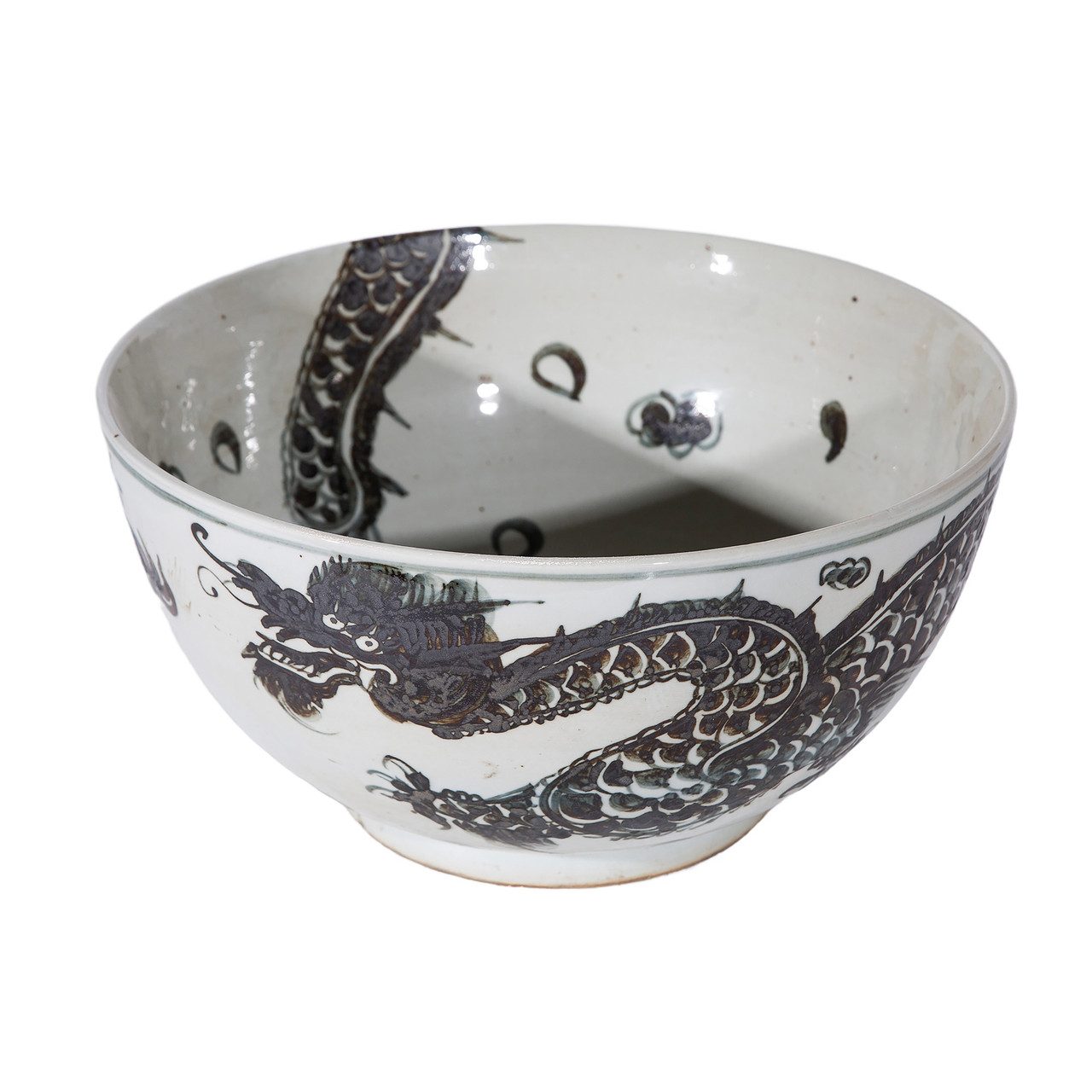 Indigo Blue Spinning Dragon Bowl - Legend Accents