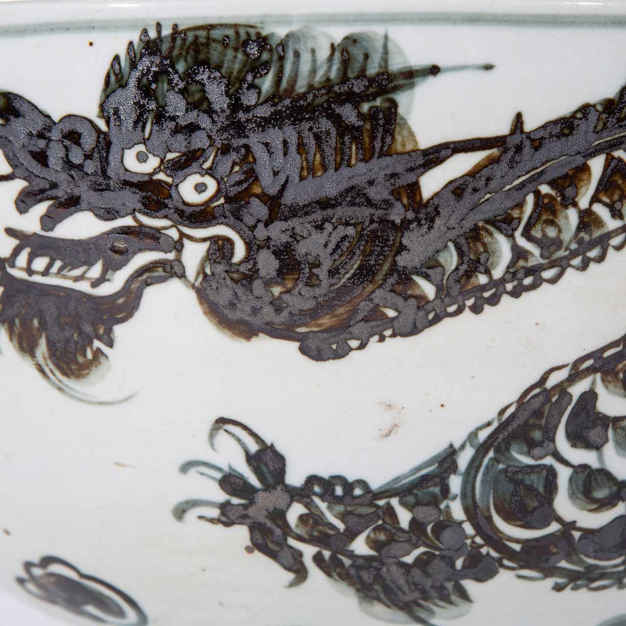 Indigo Blue Spinning Dragon Bowl - Legend Accents