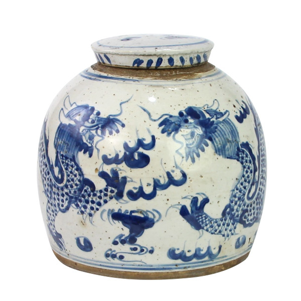 Vintage Ming Jar Dragon Motif - 2 Sizes - Legend Accents