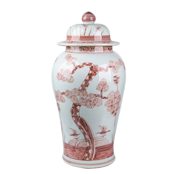 Moka Pine Tree Temple Jar Large - Legend Accents