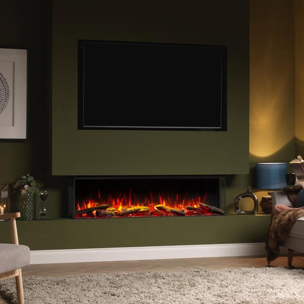 Mandy 60 In 3 Side Electronic Fireplace
