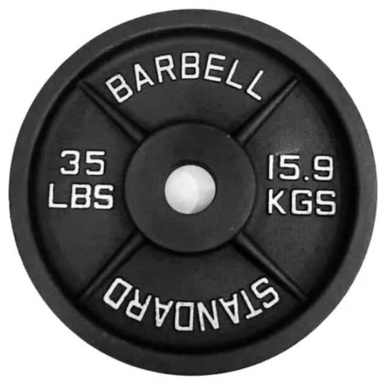 35LB Cast Iron Olympic Weight Plate