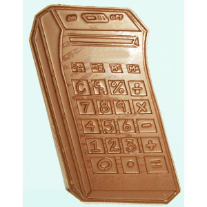 Chocolate Molds - Milk Chocolate Calculator 4OZ