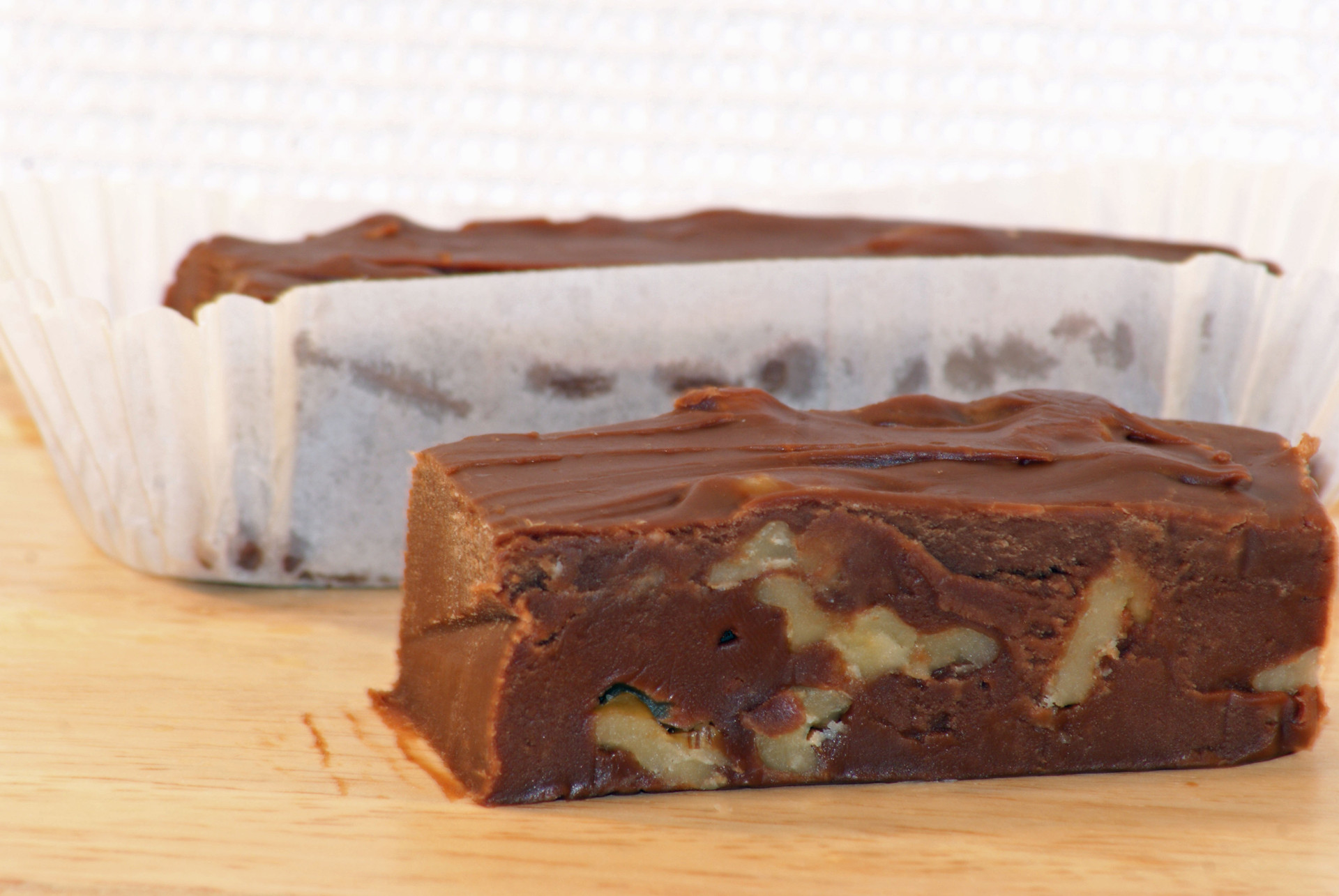 Fudge: Chocolate, Vanilla, Walnut