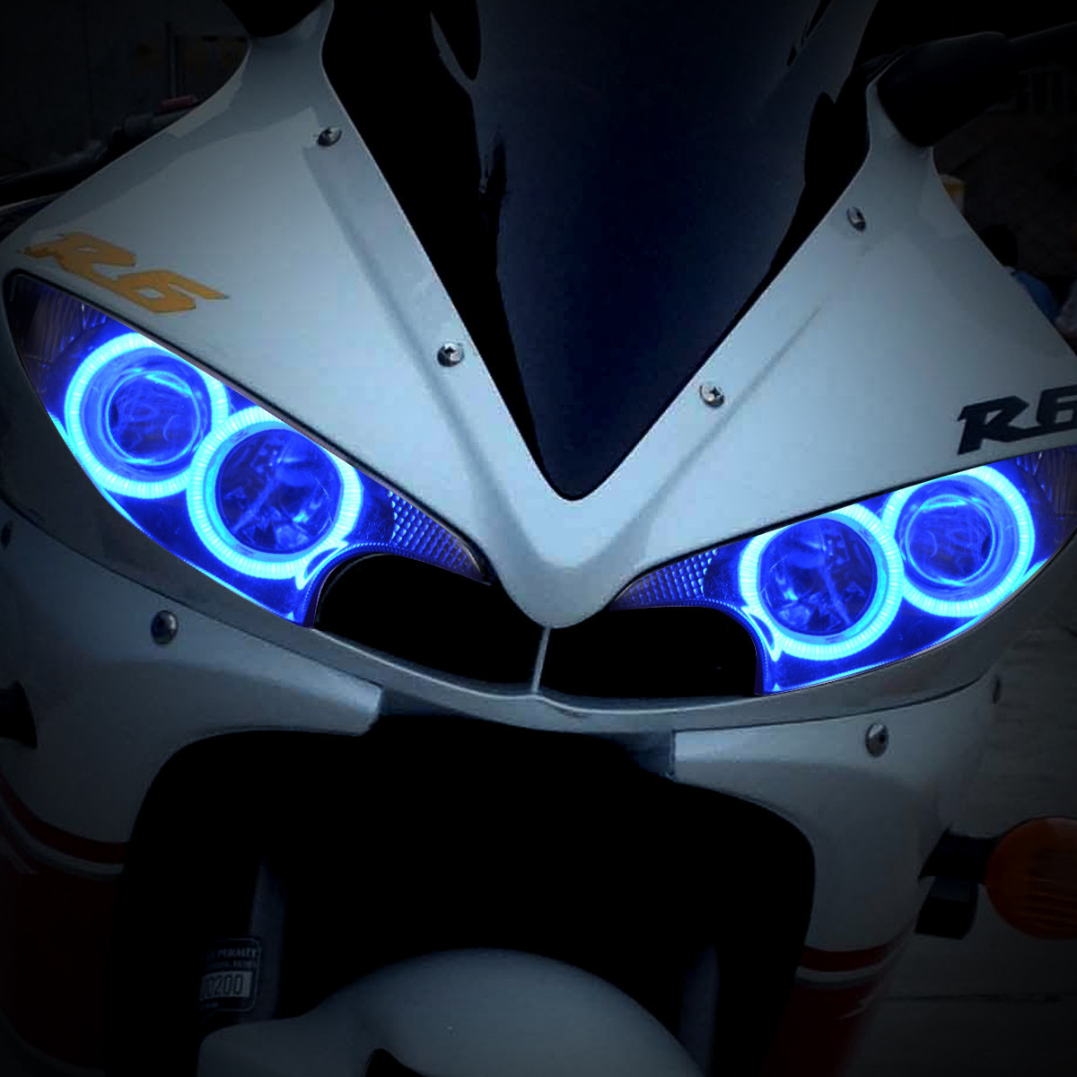 Yamaha R6s LED headlight 2006 2007 2008 2009