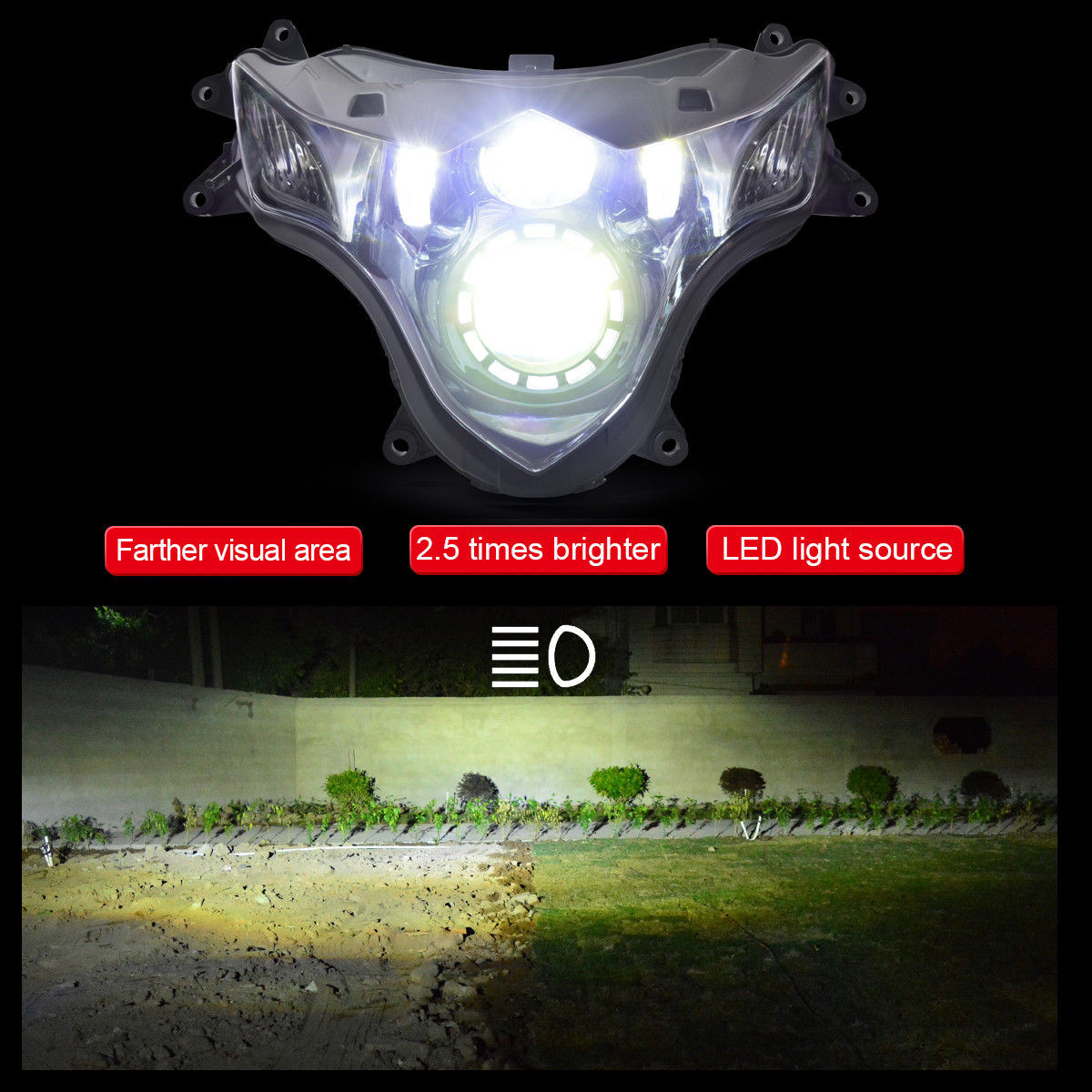 Suzuki GSXR1000 LED headlight 2009-2016