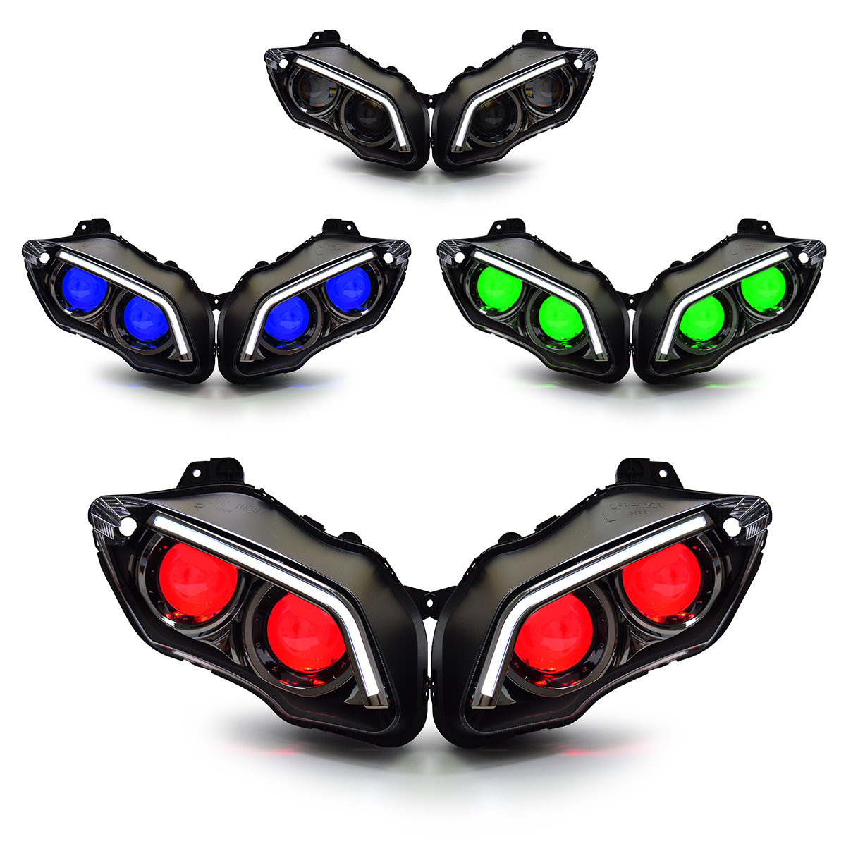 Yamaha YZF R1 LED & HID headlight 2007 2008
