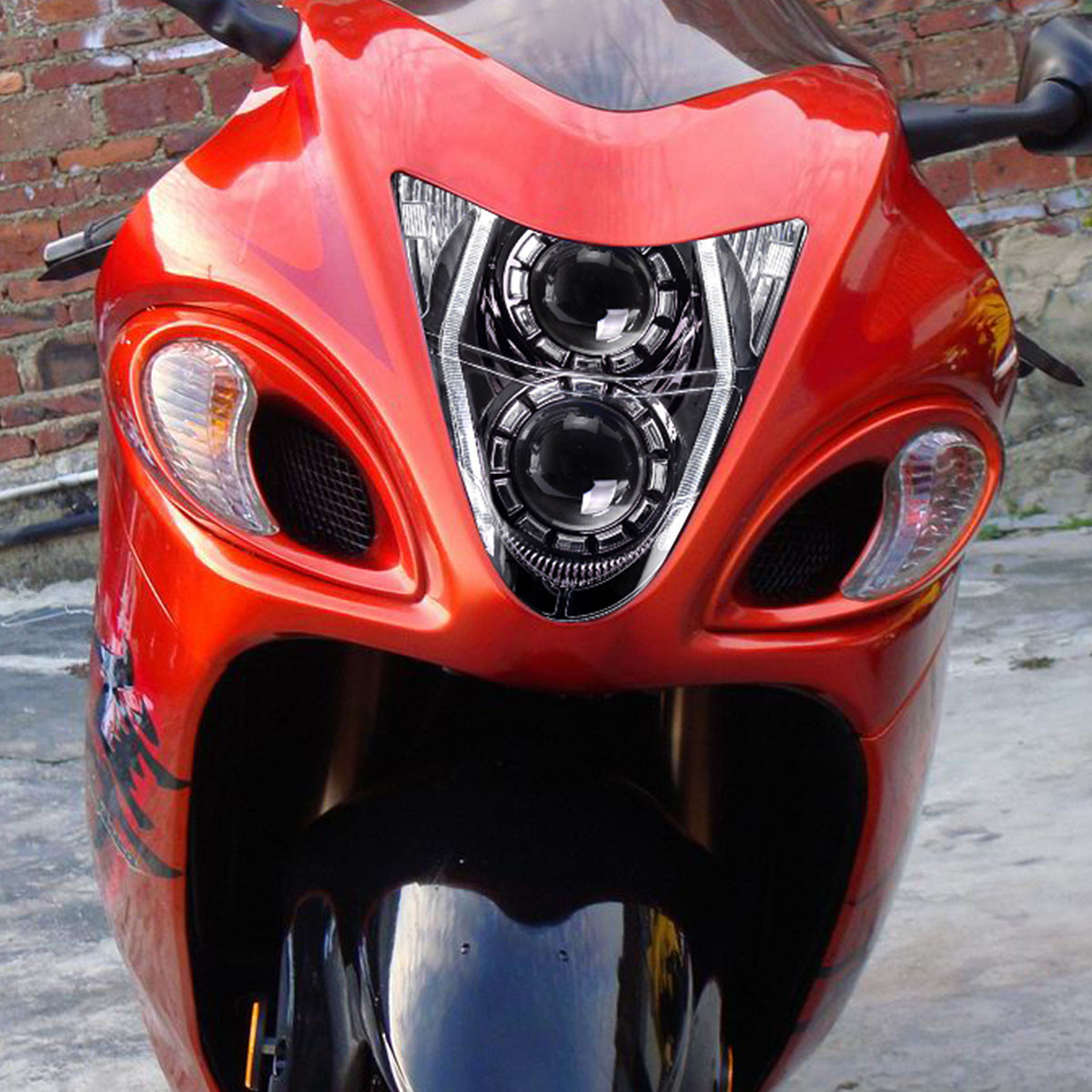 Suzuki Hayabusa GSX1300R Full LED Headlight 2008 2009 2010 2011 2012 ...