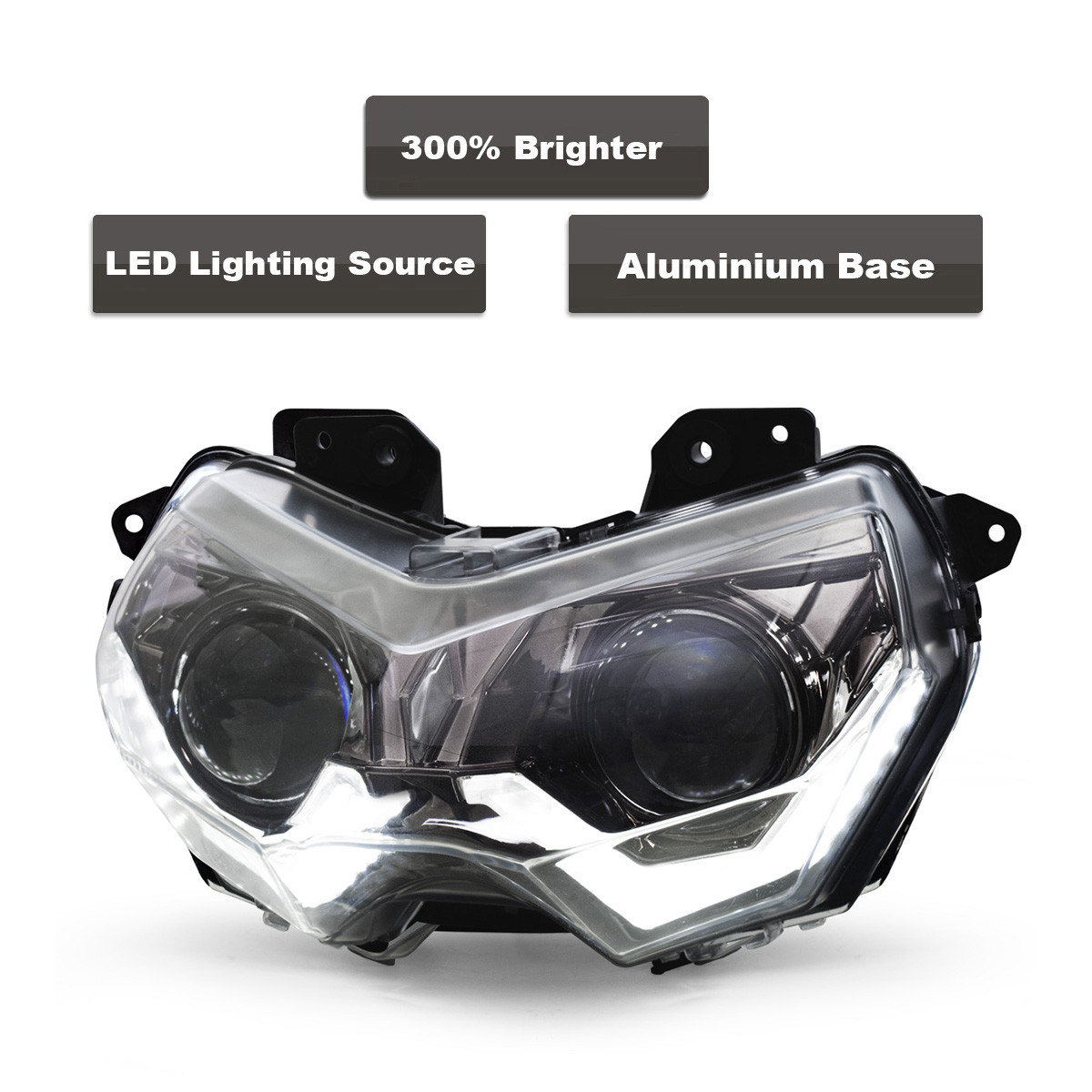 KT Full LED Headlight Assembly for Kawasaki Z900 2020+