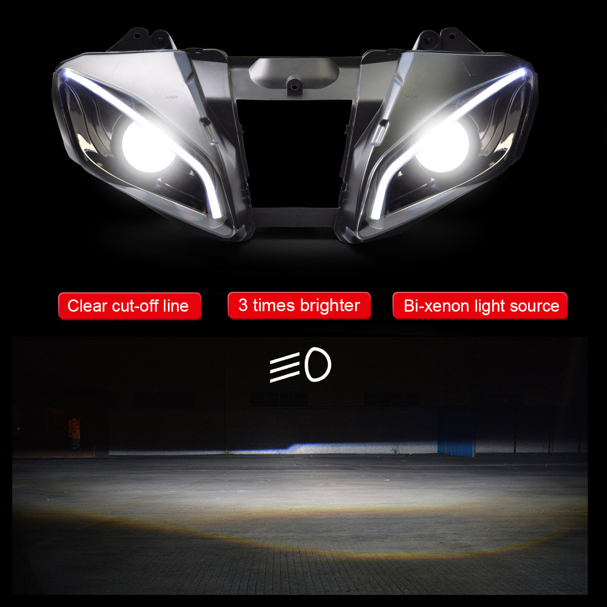 LED Headlight for Yamaha R6 2006 2007
