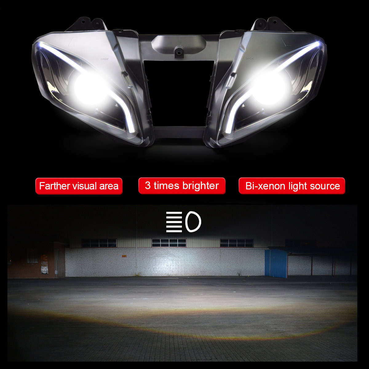 LED Headlight for Yamaha R6 2006 2007