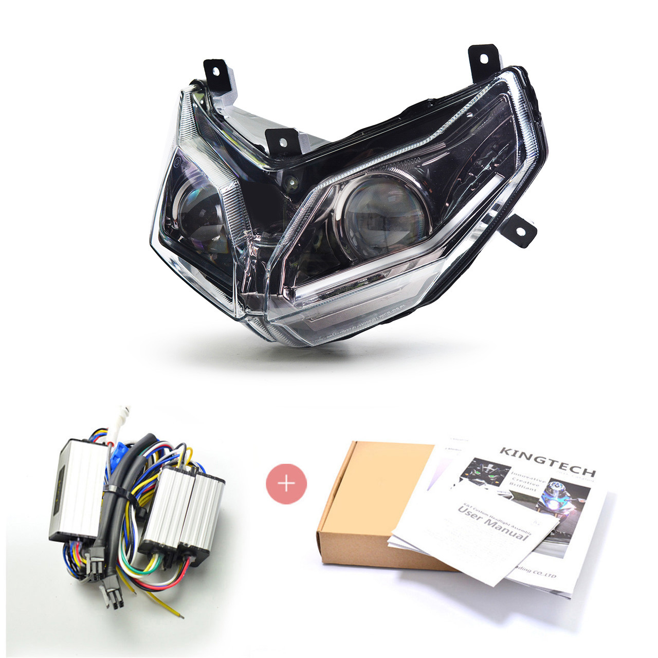 Fit for Benelli TRK 502X full LED headlight assembly led bulbs - KTmoto ...