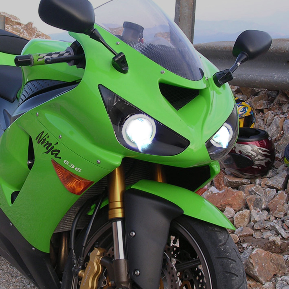Kawasaki Ninja ZX6R Headlight 2005 2006